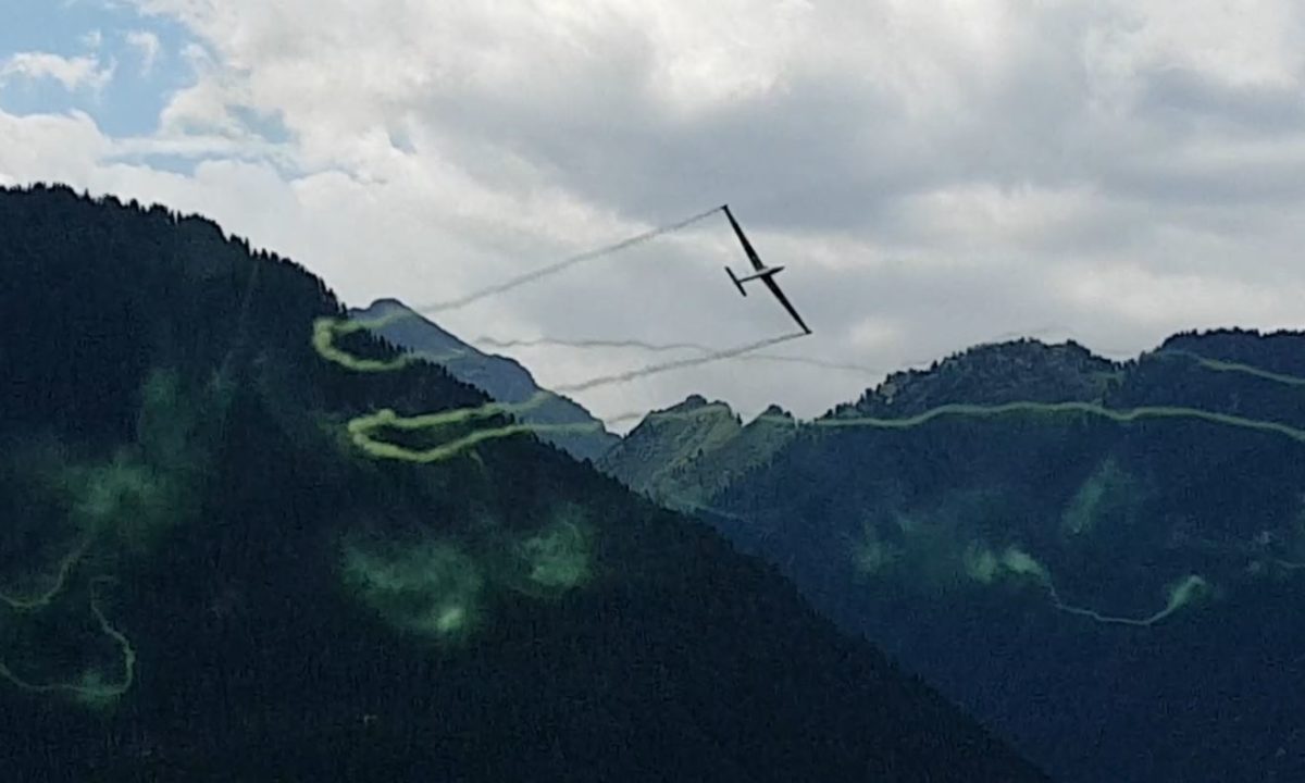2er Set Rauchpatronen Mr. Smoke 3 – grün 50mm | CNC Luftsporttechnik
