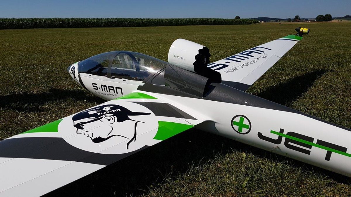 Fox 1:3 SPW 4,66m Airworld mit 120er Klappimpeller 12-14S im S-MAN Team ...