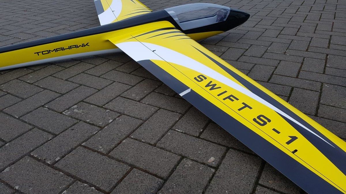 Swift V2 3,3m mit 90mm Impeller – gelb/schwarz | CNC Luftsporttechnik ...