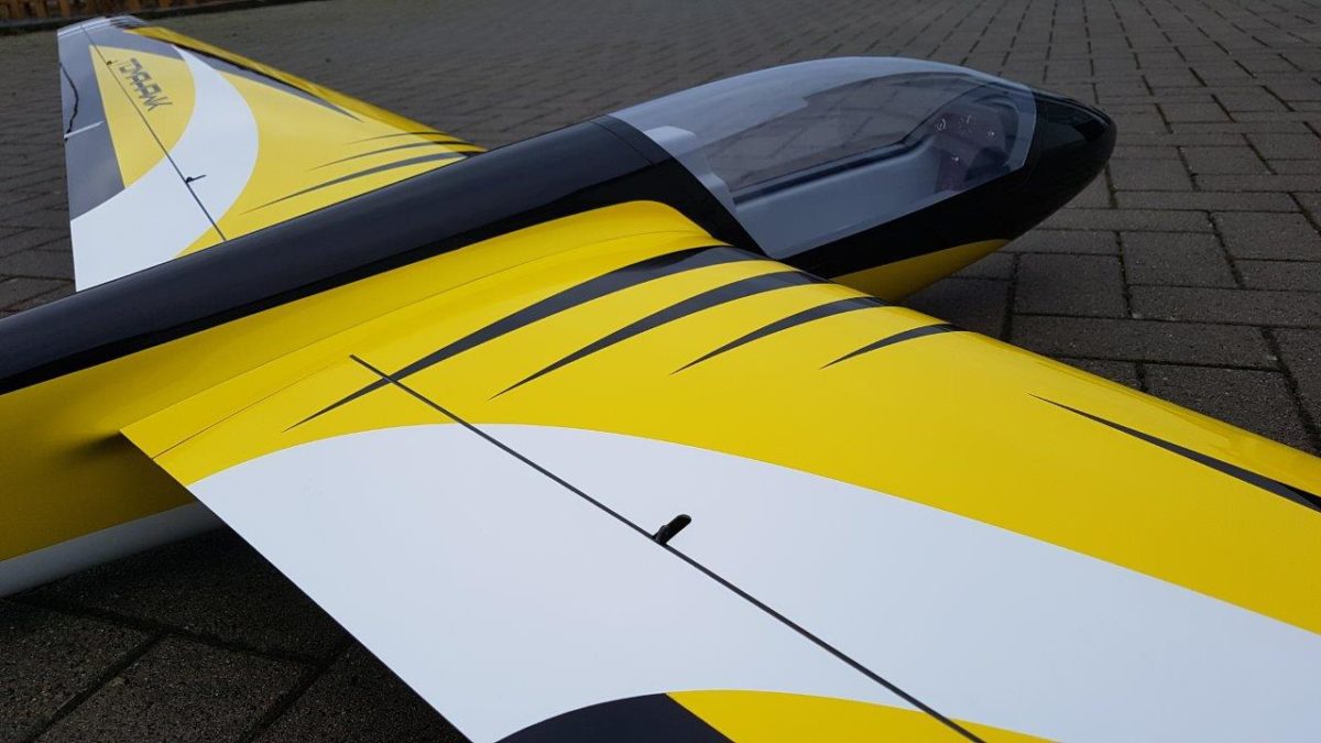 Swift V2 3,3m mit 90mm Impeller – gelb/schwarz | CNC Luftsporttechnik ...