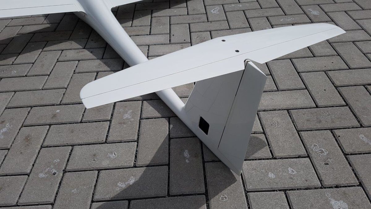 DUO DISCUS carbon 4,44 m (4,62m), weiß/graue Unterseite | CNC ...