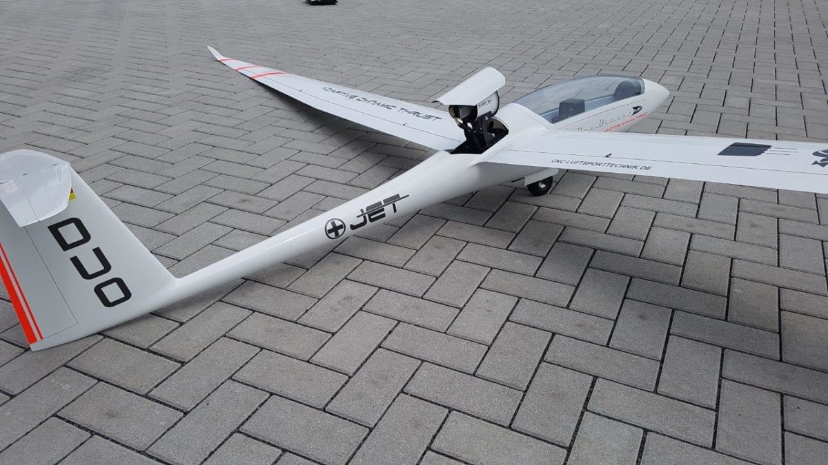 DUO DISCUS carbon 4,44 m (4,62m), weiß/grau mit 90er Klappimpeller ...