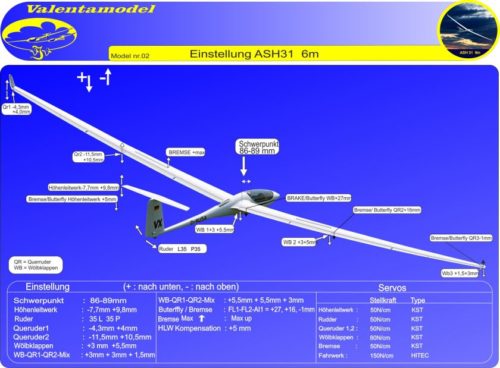ASH31 mi – 6m Valenta Modell weiß/weiß (Anfertigung innerhalb 12 Wochen ...